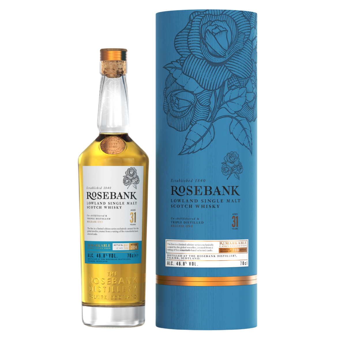 Rosebank Remarkable Cask Collection Release One | 31-Year-Old Lowland ...
